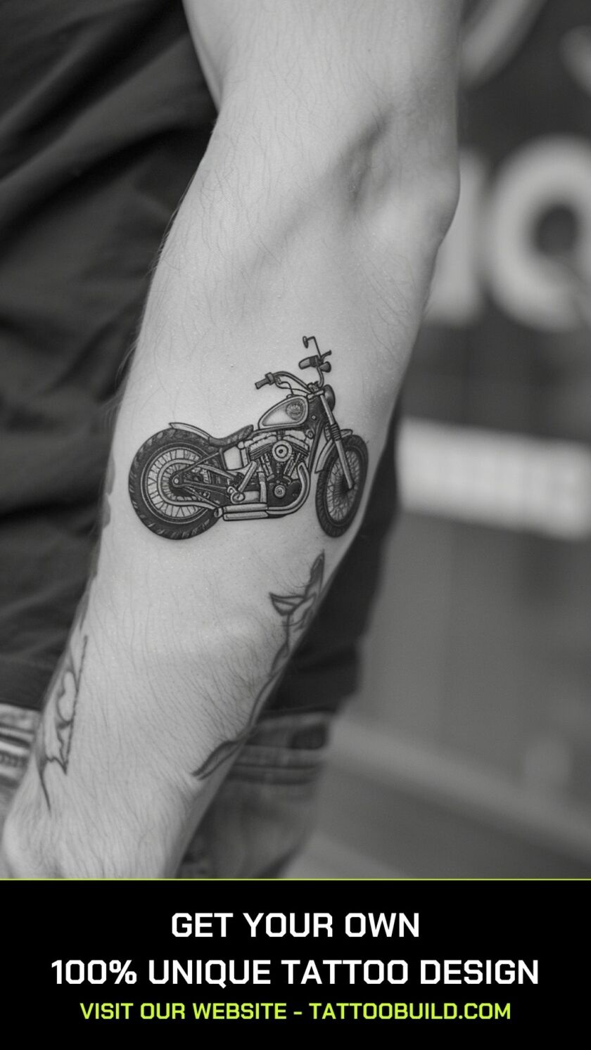 Motorcycle Tattoo Ideas: Embrace the Spirit of the Open Road - Tattoo Build