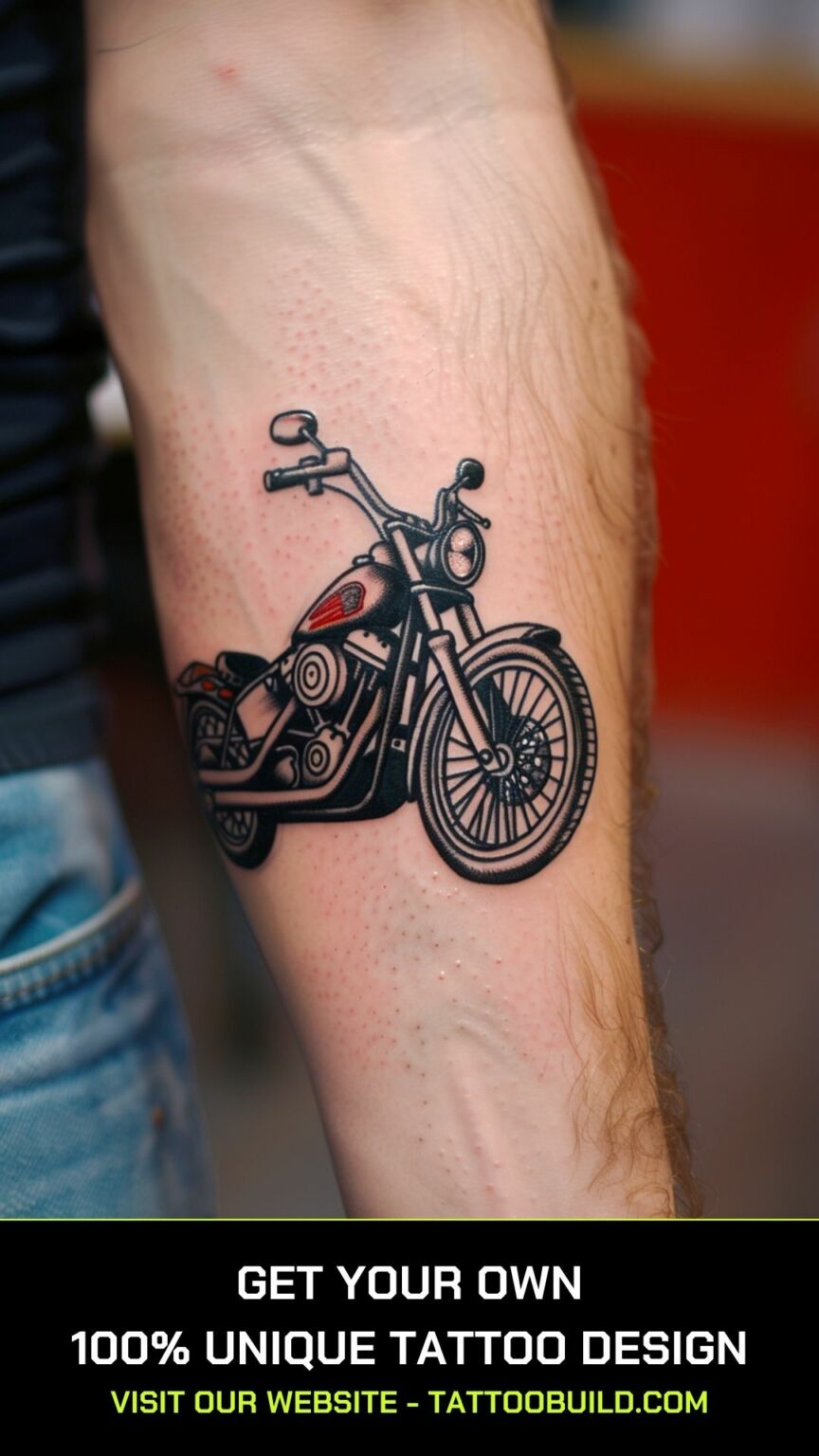 Motorcycle Tattoo Ideas: Embrace the Spirit of the Open Road - Tattoo Build