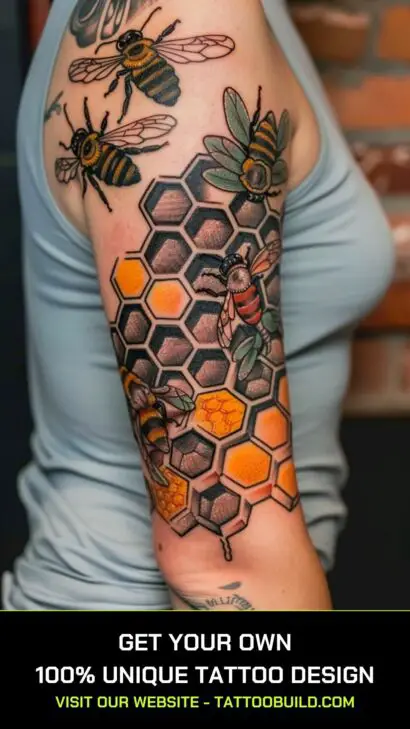 Bee Tattoo Designs: Symbolism, Styles, and Ideas - Tattoo Build