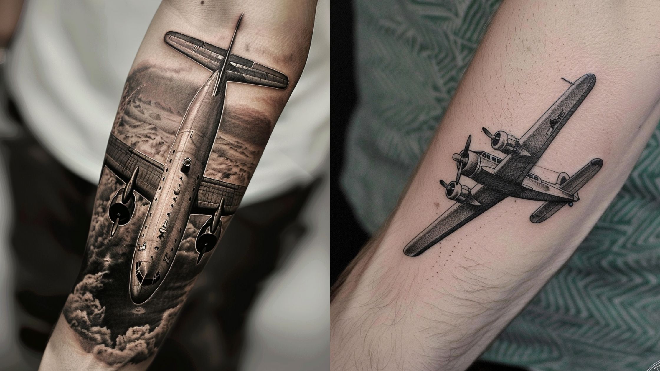 Airplane Tattoo Ideas: Soar to New Heights with Your Ink - Tattoo Build