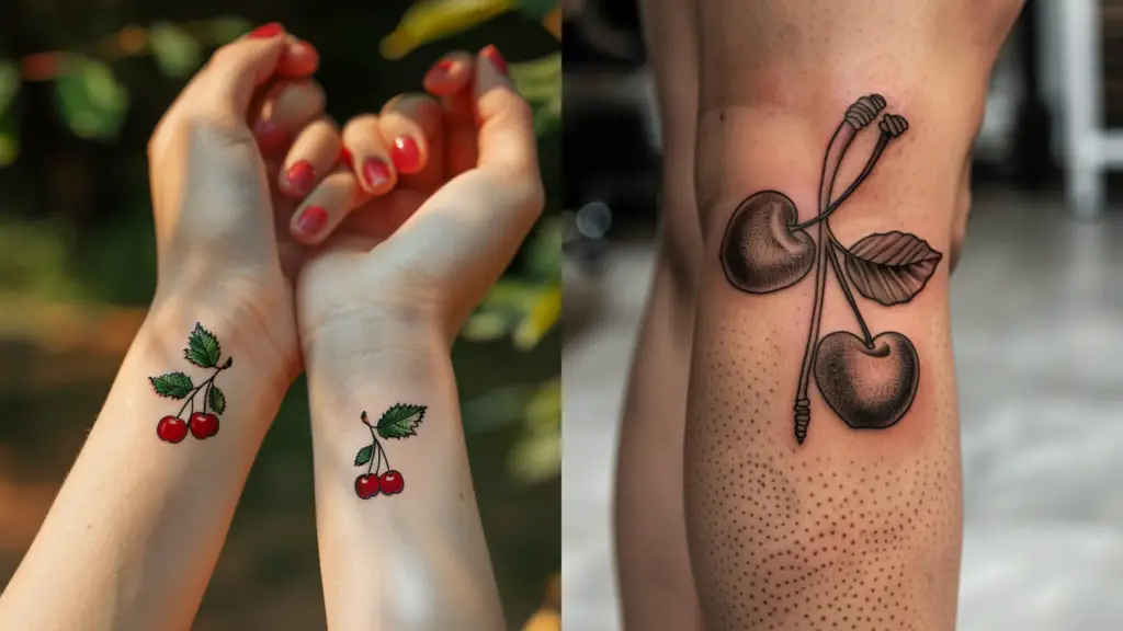Cherry Tattoo Ideas: Sweet, Bold, and Timeless - Tattoo Build
