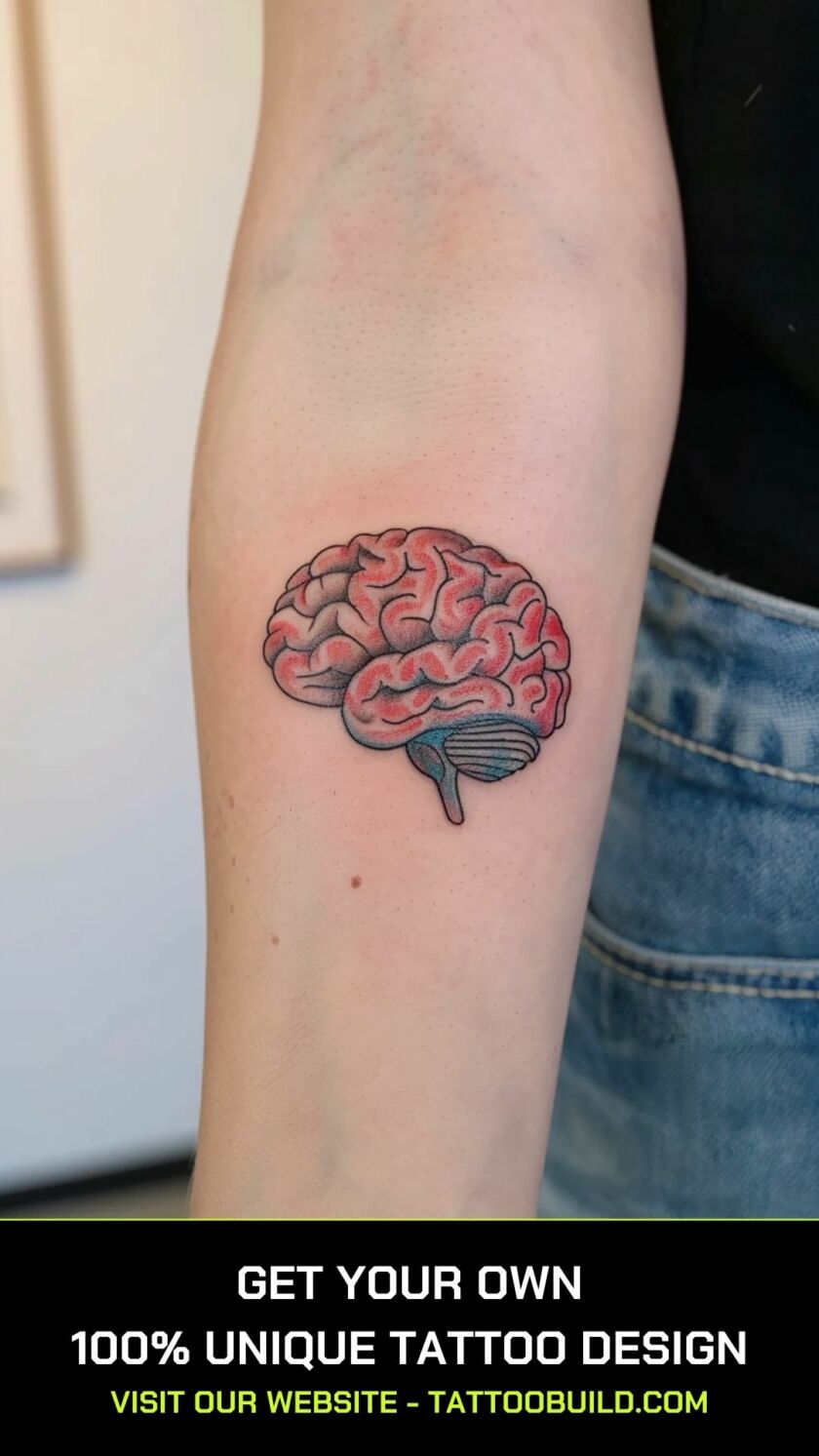 Brain Tattoo Ideas: Meaning, Design Ideas & Tips - Tattoo Build
