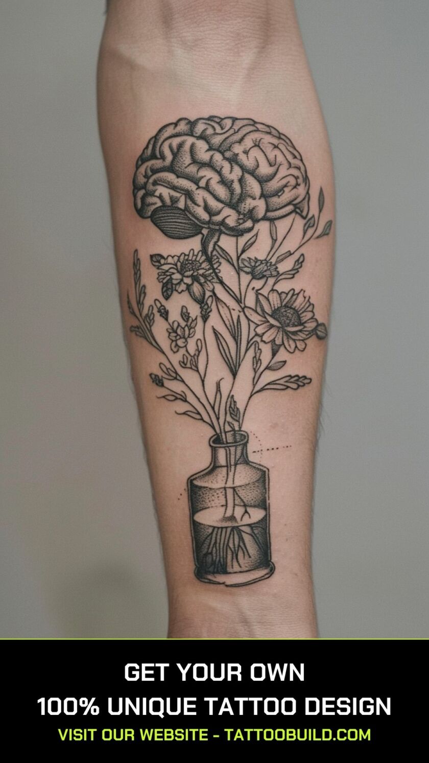 Brain Tattoo Ideas: Meaning, Design Ideas & Tips - Tattoo Build