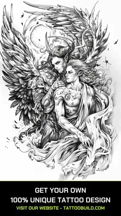 Angel and Devil Tattoo Ideas - Tattoo Build