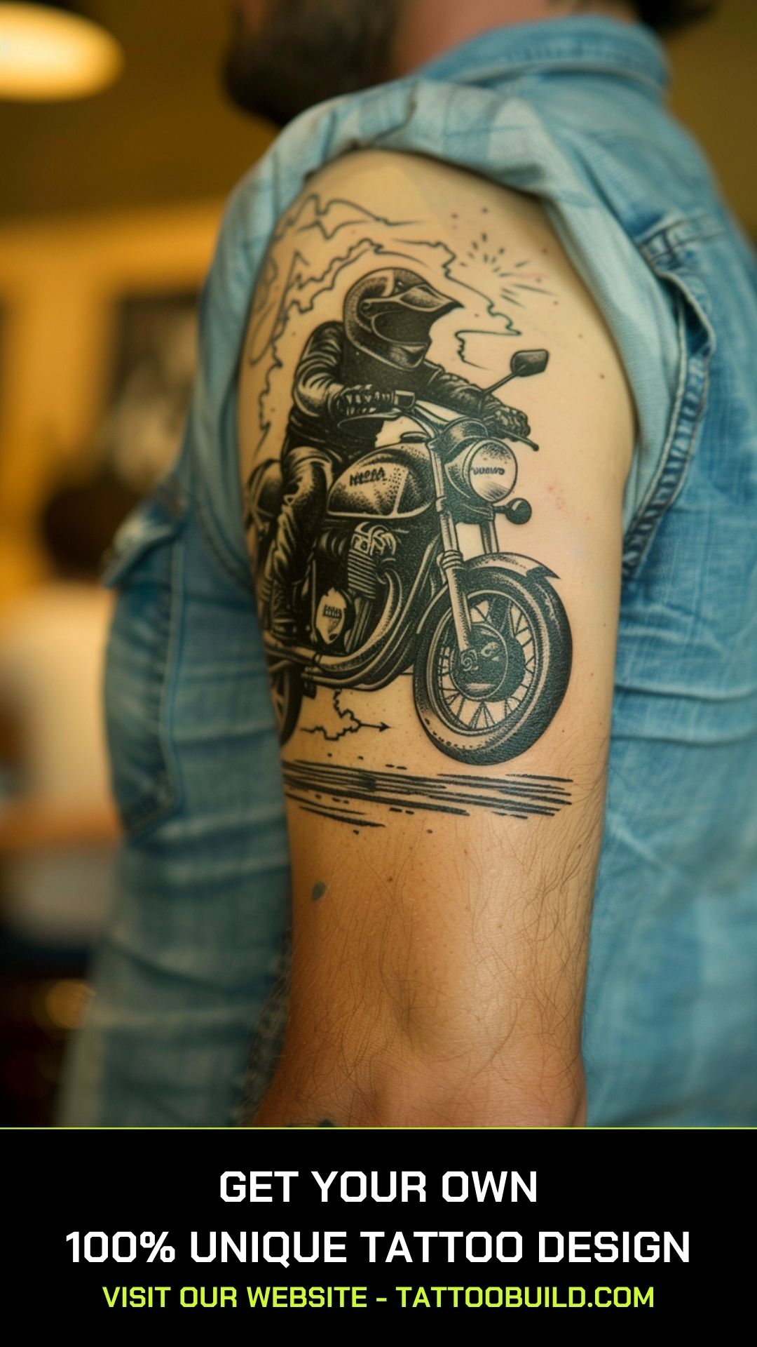 Motorcycle Tattoo Ideas: Embrace the Spirit of the Open Road - Tattoo Build