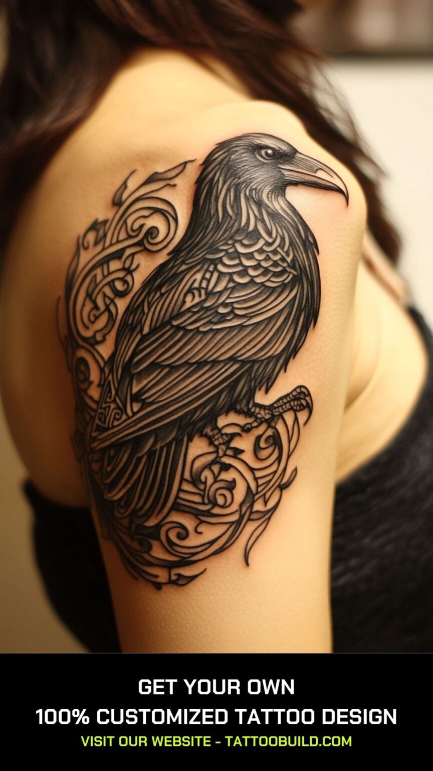 Raven Tattoo Ideas: 50 best design inspirations - Tattoo Build