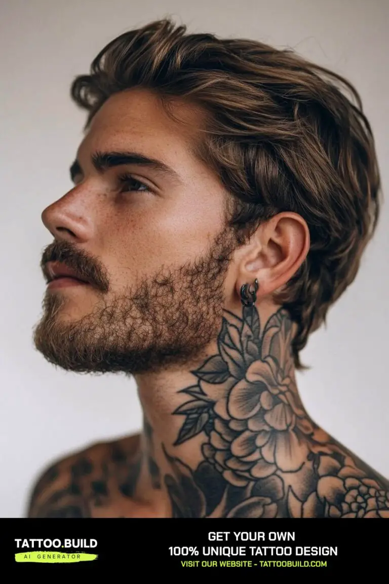 31+ Awesome Men Neck Tattoo Designs for Inspiration (Stunning!)