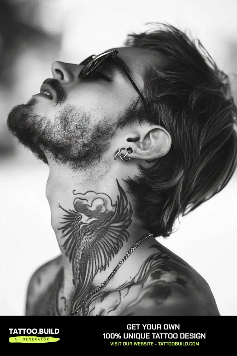31+ Awesome Men Neck Tattoo Designs for Inspiration (Stunning!)