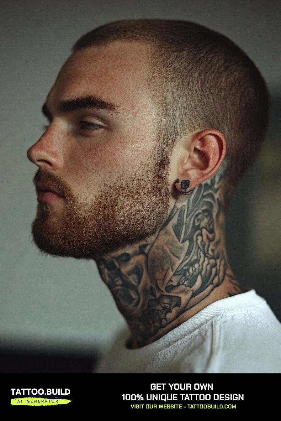 31+ Awesome Men Neck Tattoo Designs for Inspiration (Stunning!)
