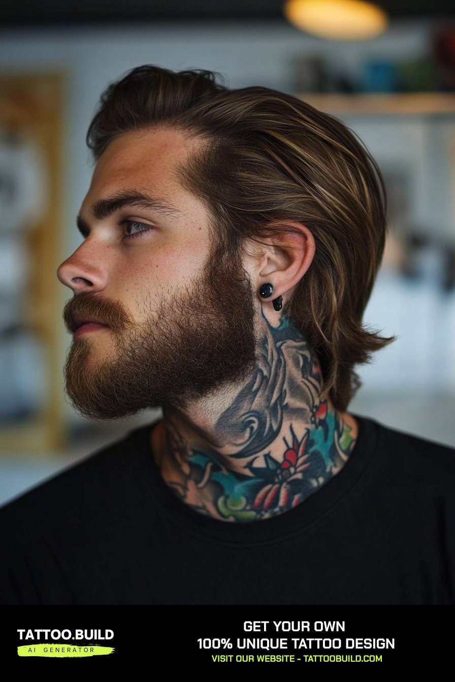 31+ Awesome Men Neck Tattoo Designs for Inspiration (Stunning!)