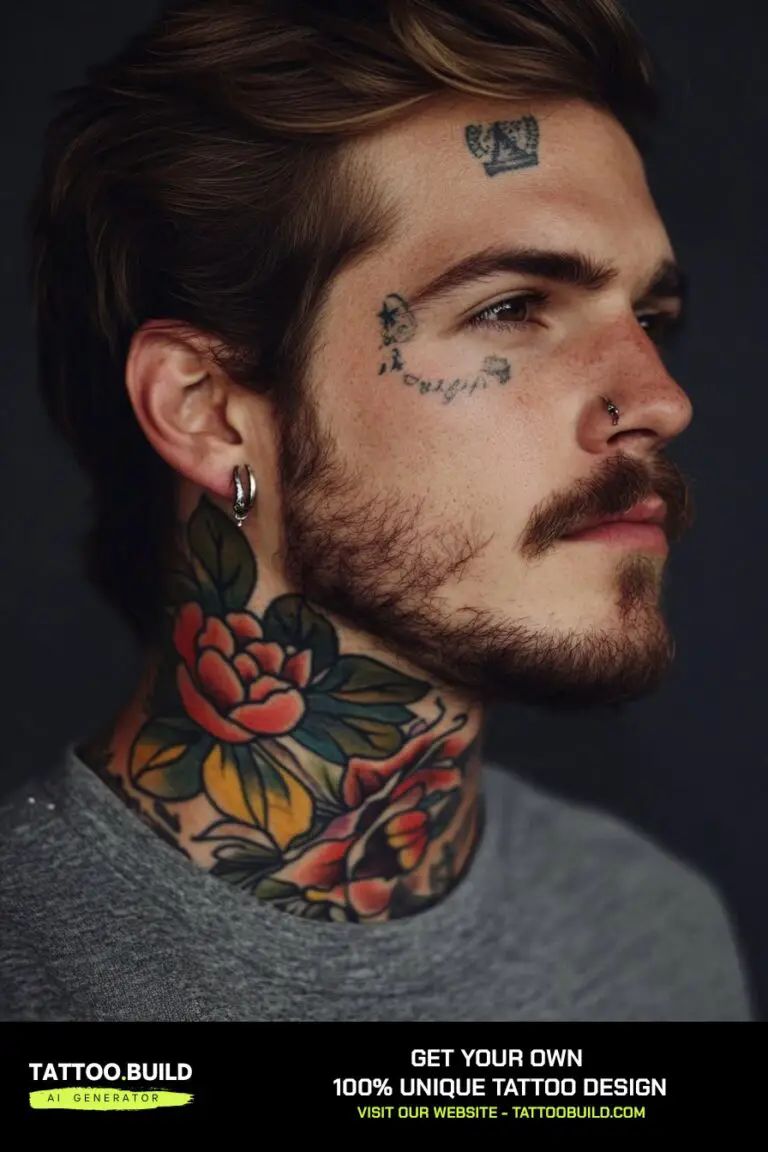 31+ Awesome Men Neck Tattoo Designs for Inspiration (Stunning!)