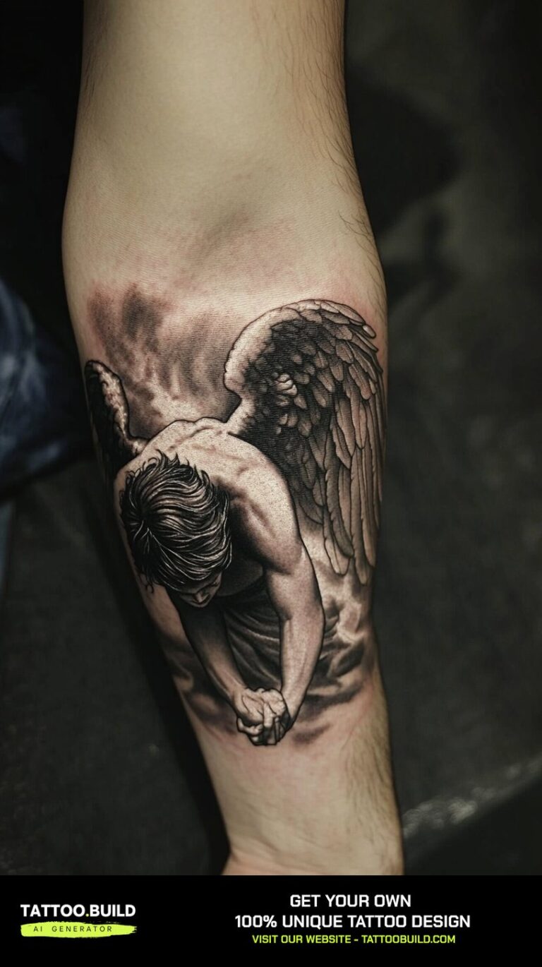 Awesome Angel Tattoos for Men for Inspiration - Tattoo Build