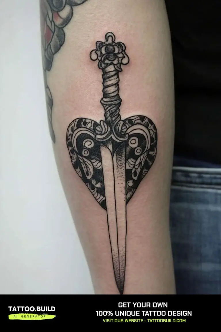 Coolest Dagger Tattoo Ideas: A Symbol of Strength, Honor, and Duality ...
