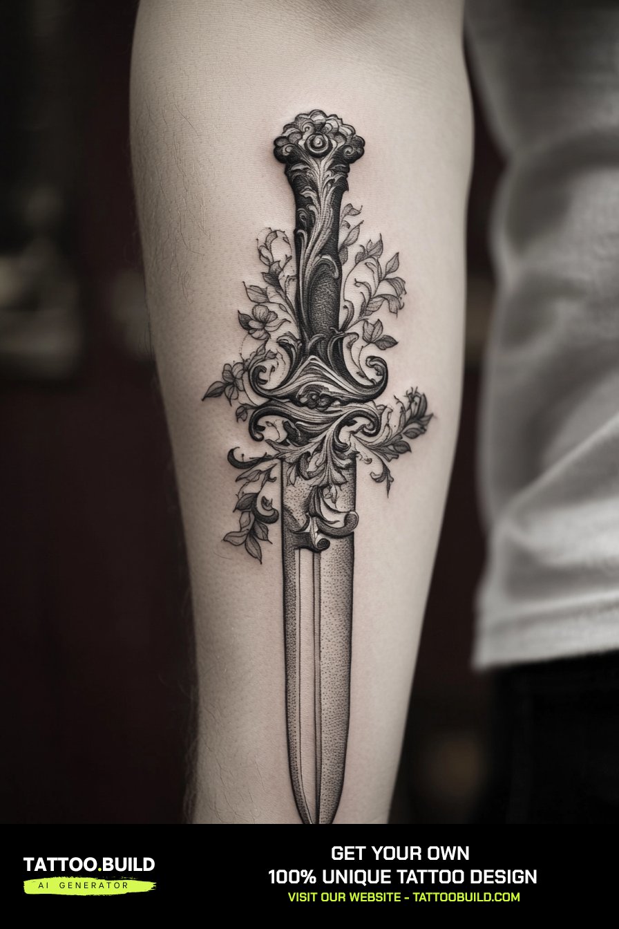 Awesome Dagger Tattoo Ideas for Inspiration - Tattoo Build