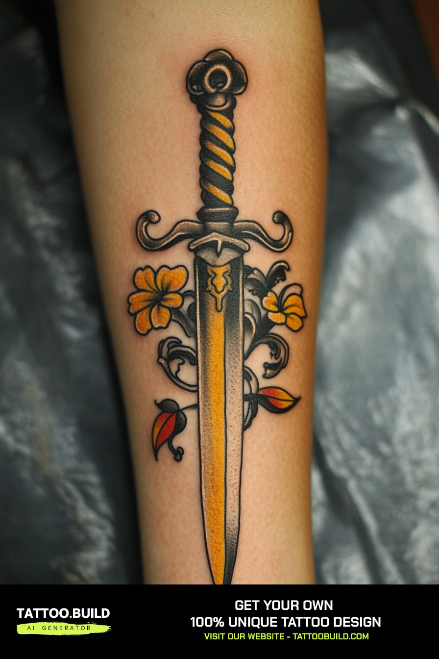 Awesome Dagger Tattoo Ideas for Inspiration - Tattoo Build