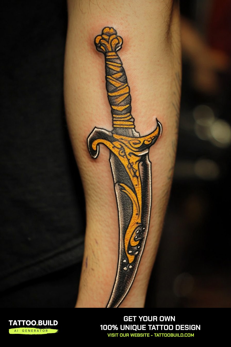 Awesome Dagger Tattoo Ideas for Inspiration - Tattoo Build