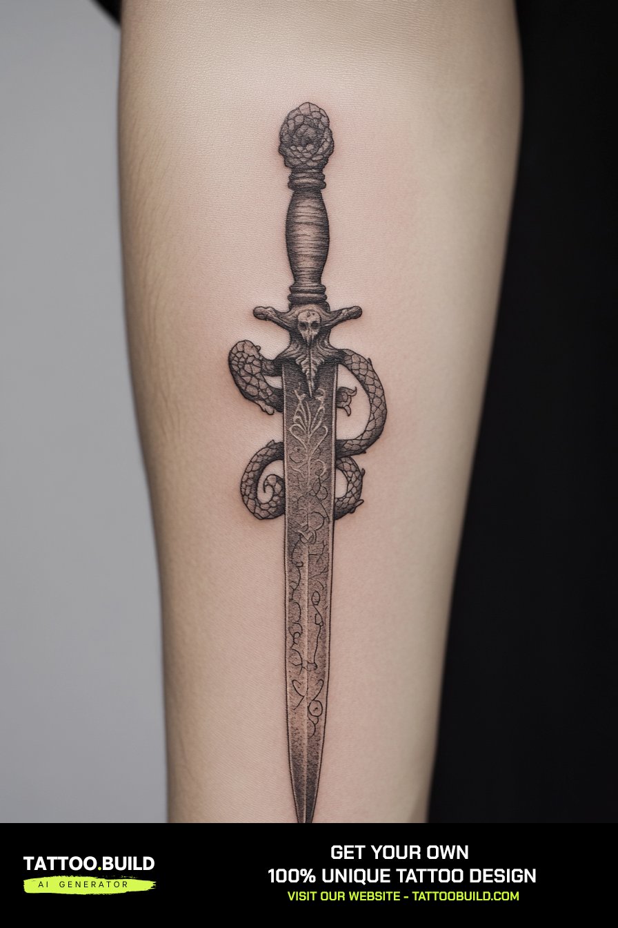 Awesome Dagger Tattoo Ideas for Inspiration - Tattoo Build