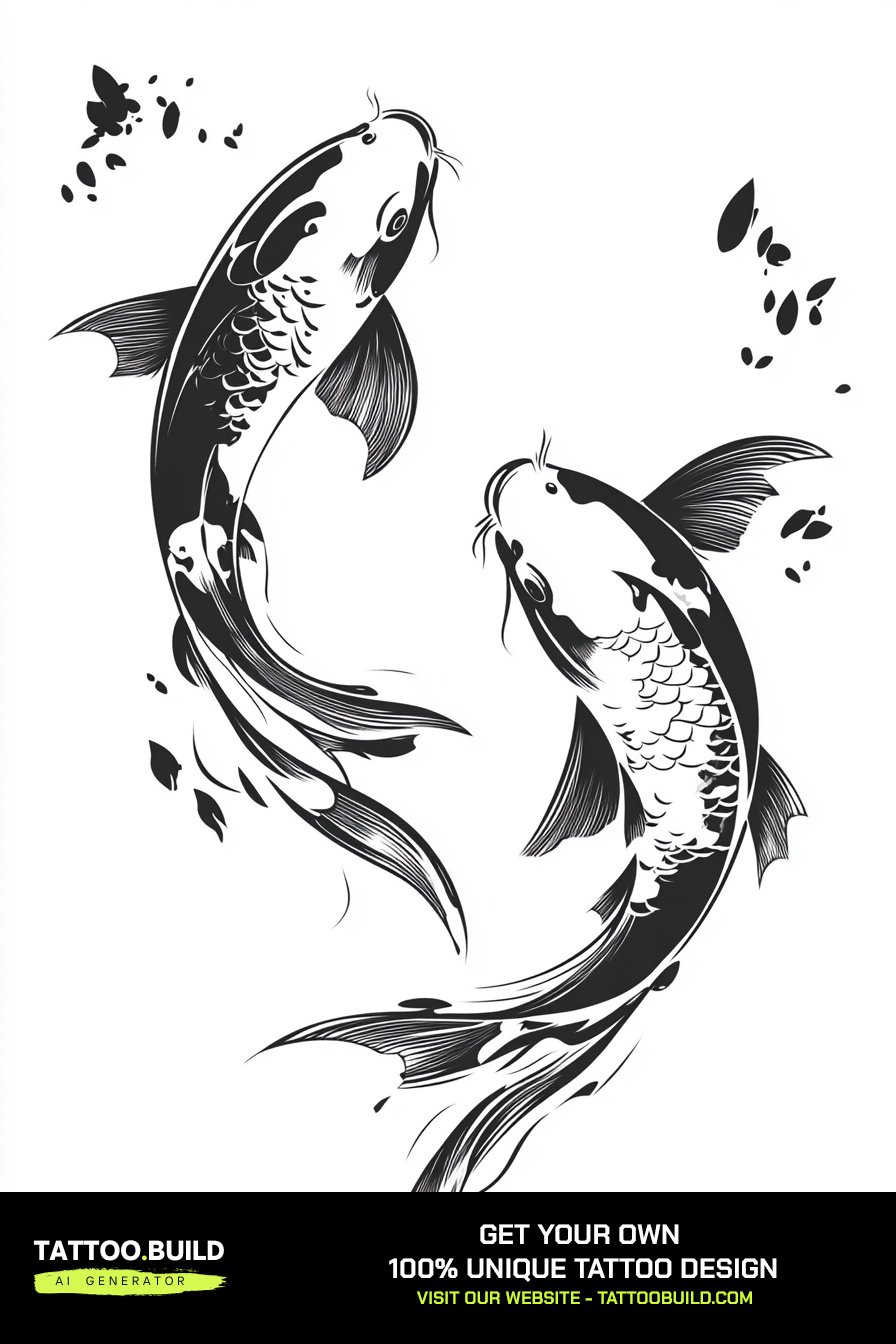 Exploring the Beauty and Meaning of Koi Fish Tattoo Drawings - Tattoo Build
