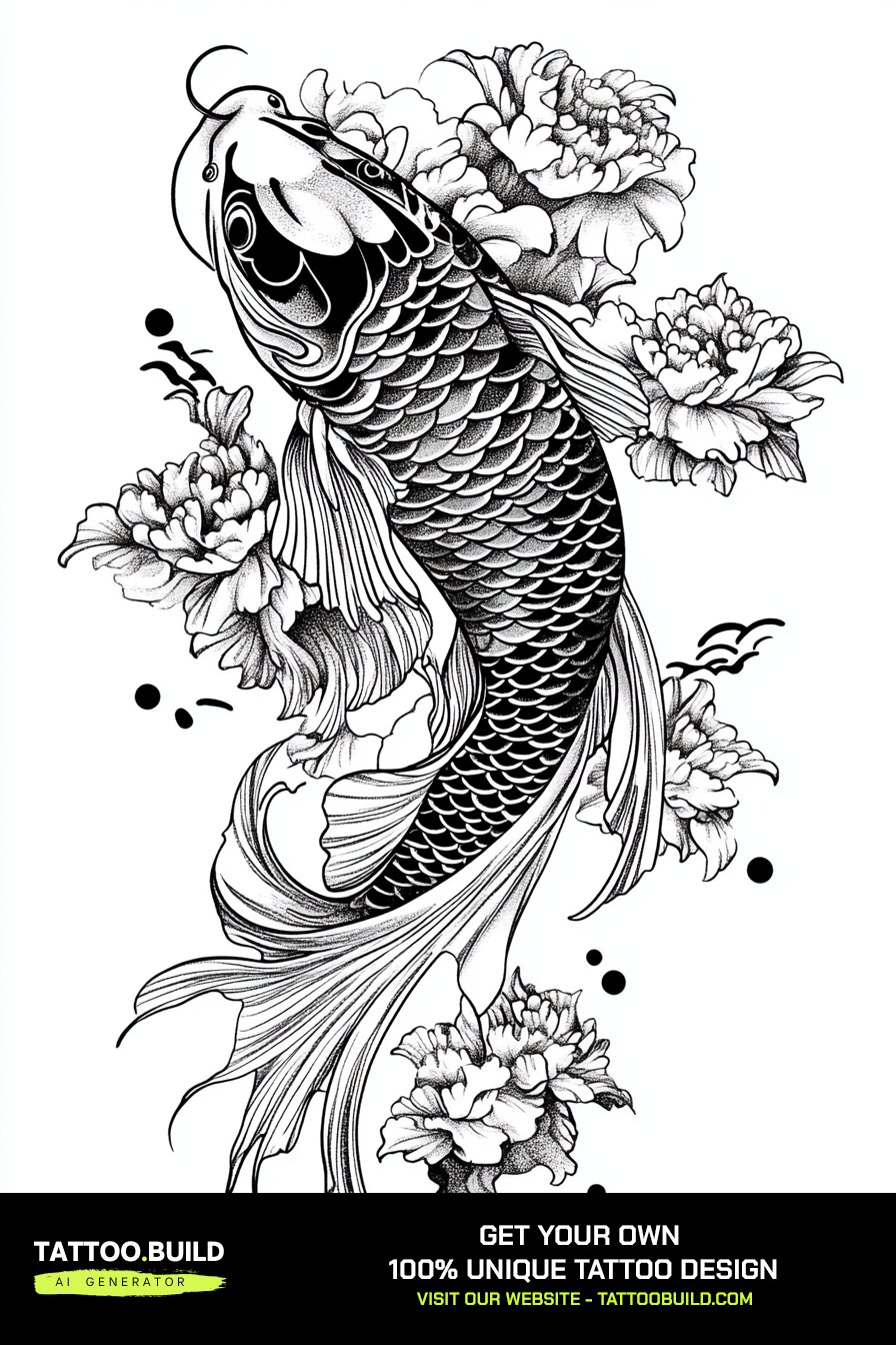 Exploring the Beauty and Meaning of Koi Fish Tattoo Drawings - Tattoo Build