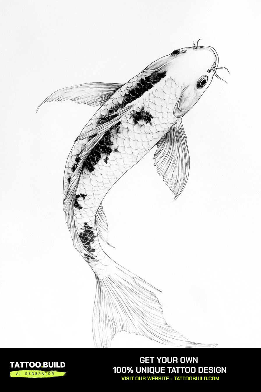 Exploring the Beauty and Meaning of Koi Fish Tattoo Drawings - Tattoo Build