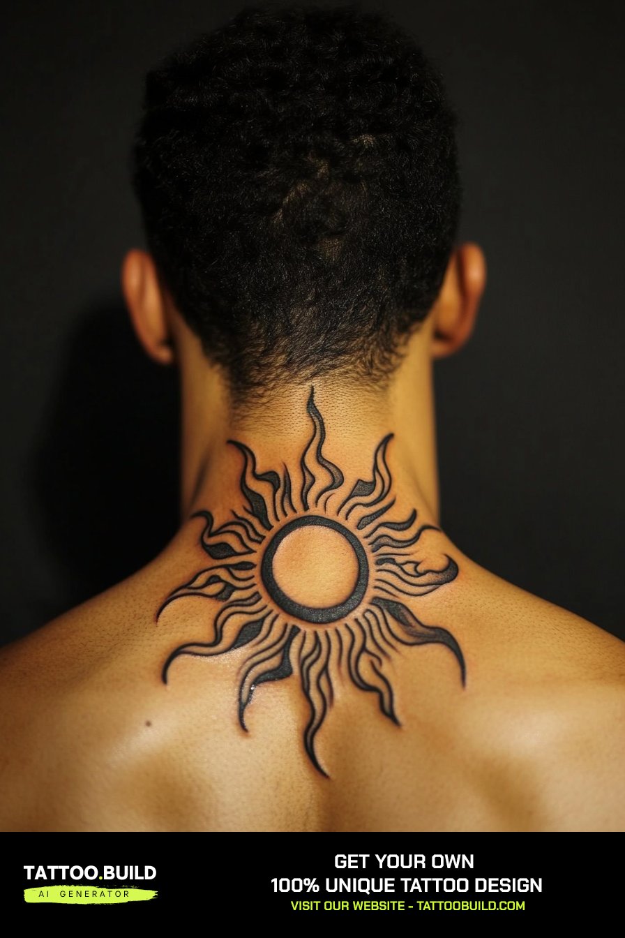 27 Awesome Male Back of the Neck Tattoo Designs for Inspiration ...