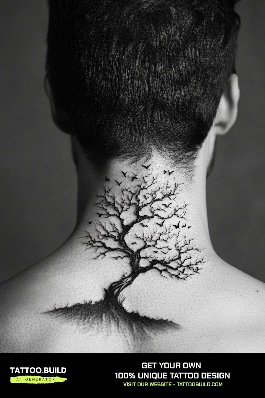 27 Awesome Male Back of the Neck Tattoo Designs for Inspiration ...