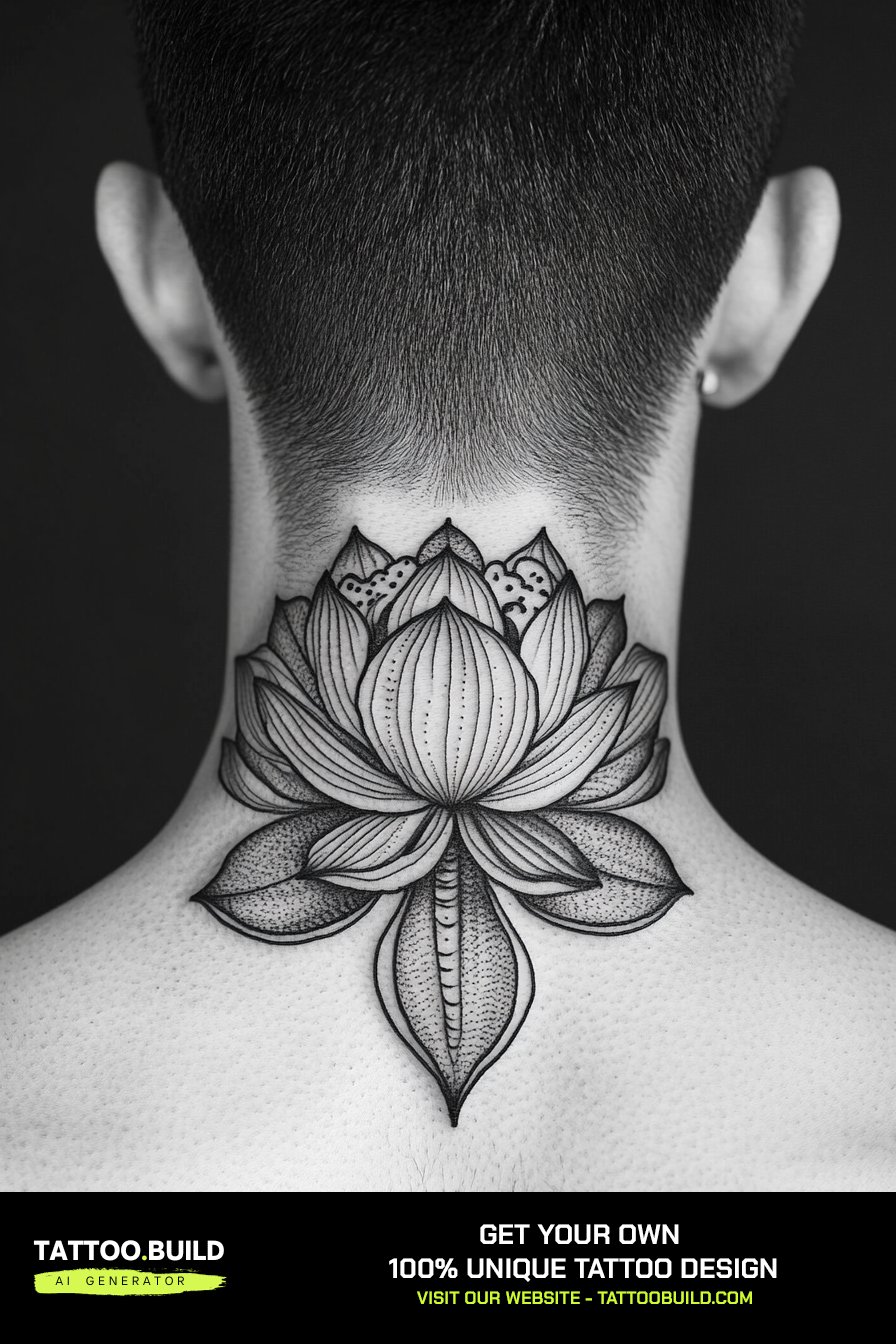 27 Awesome Male Back of the Neck Tattoo Designs for Inspiration ...