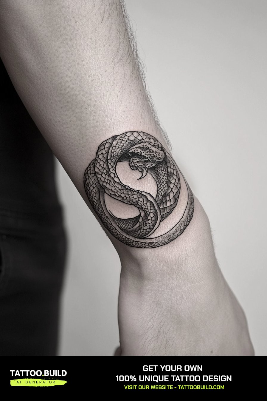 The Ouroboros Tattoo IDE: A Symbol of Eternal Cycles - Tattoo Build