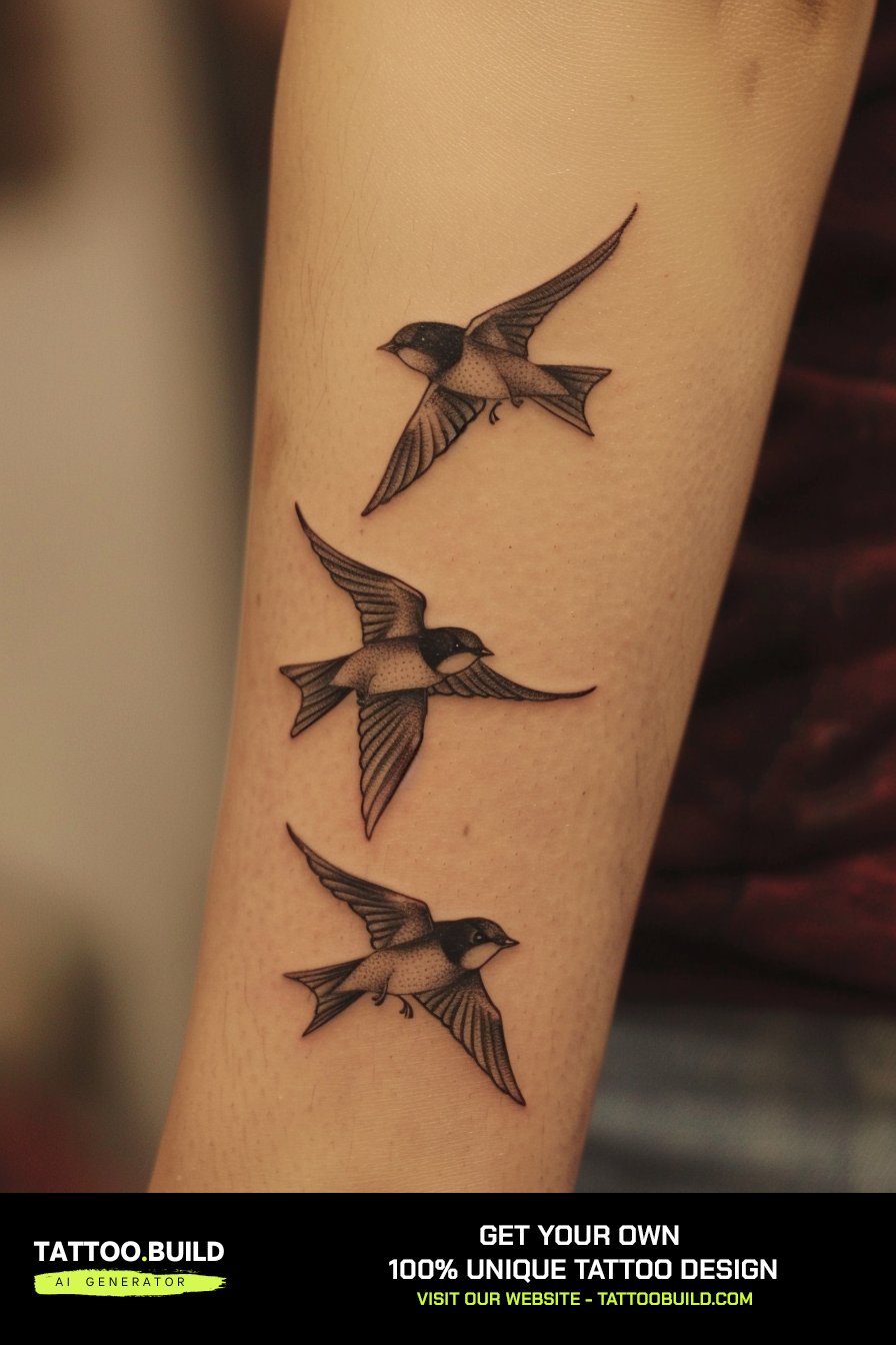 The Meaning of a Swallow Bird Tattoo: History, Symbolism, and Design Inspiration - Tattoo Build
