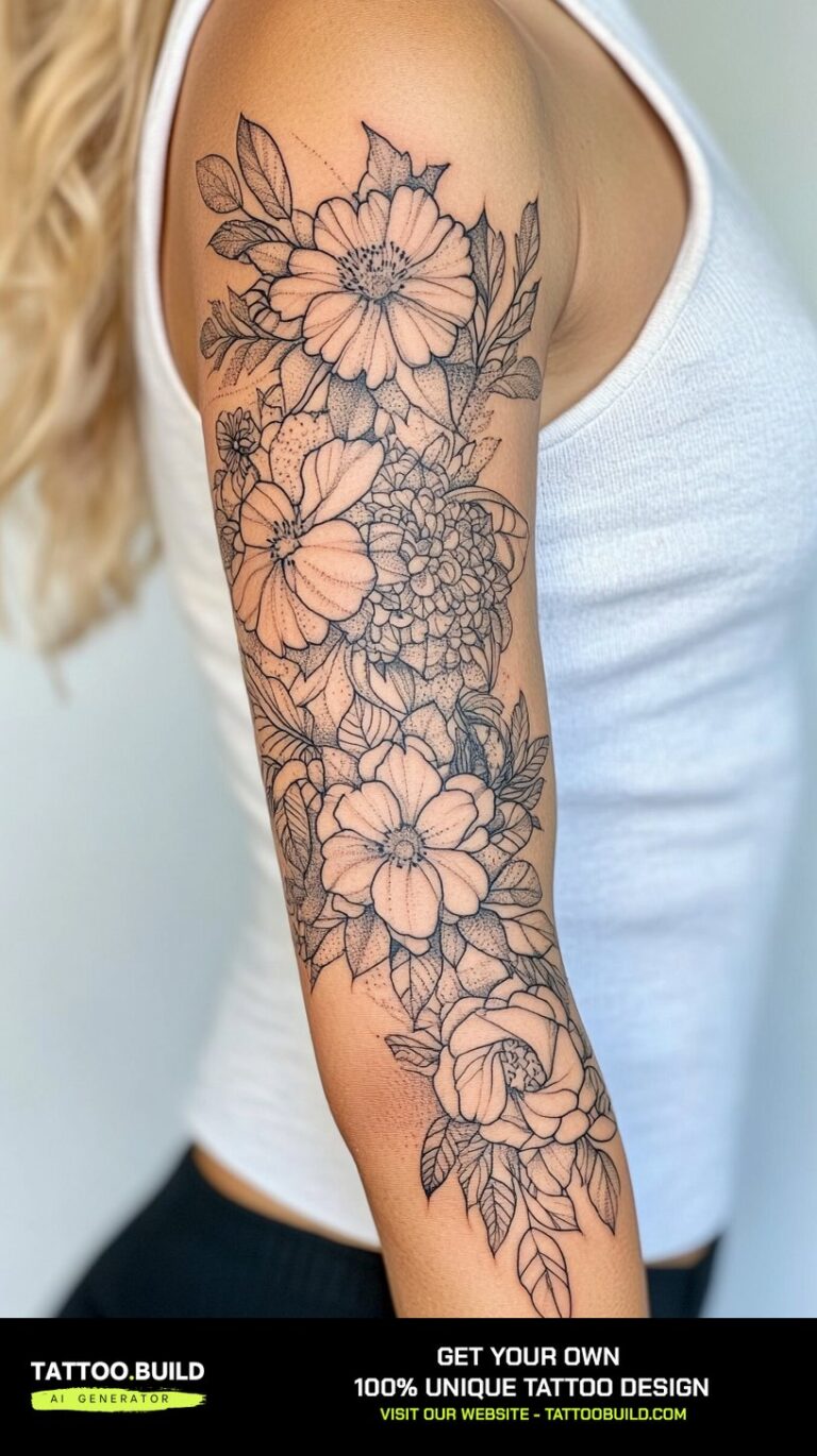 Women's Floral Lower Arm Tattoo: Embrace Elegance and Individuality ...