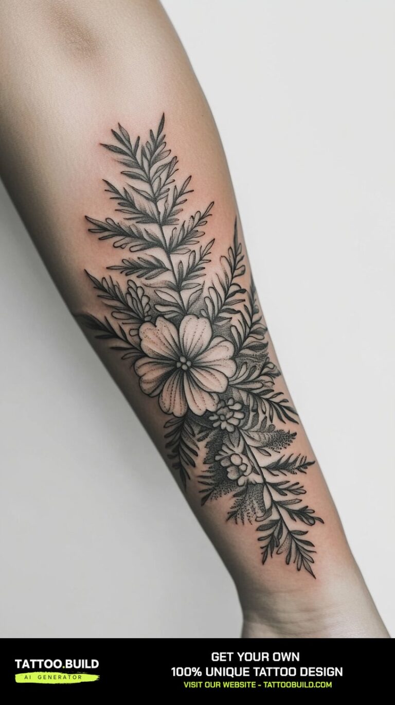 Women's Floral Lower Arm Tattoo: Embrace Elegance and Individuality ...