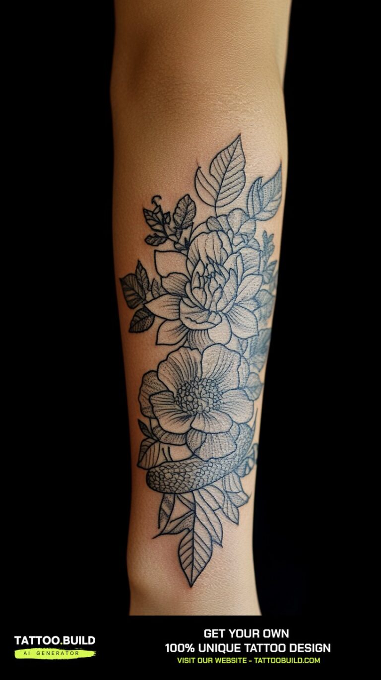 Women's Floral Lower Arm Tattoo: Embrace Elegance and Individuality ...