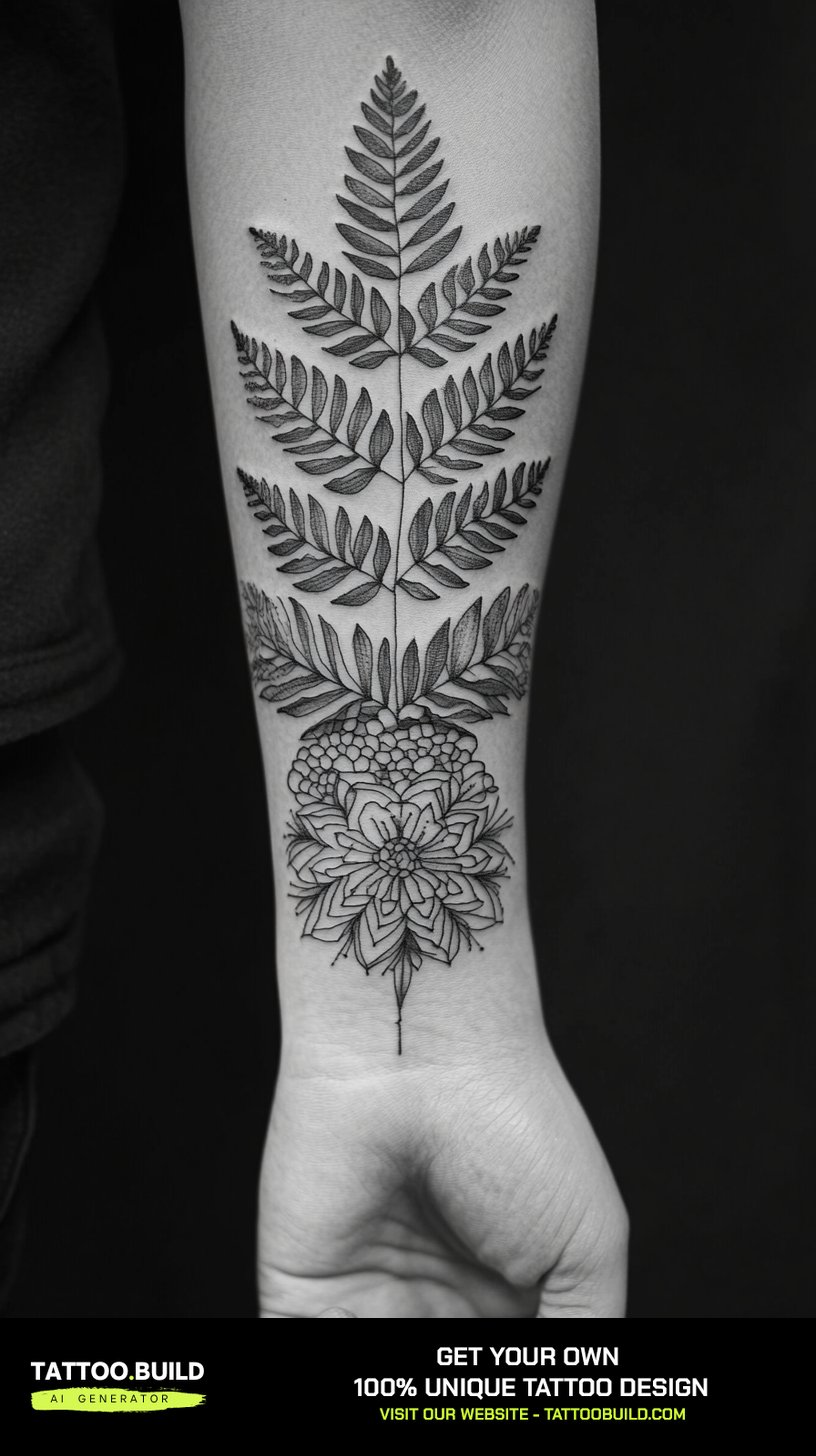 Women's Floral Lower Arm Tattoo: Embrace Elegance and Individuality ...