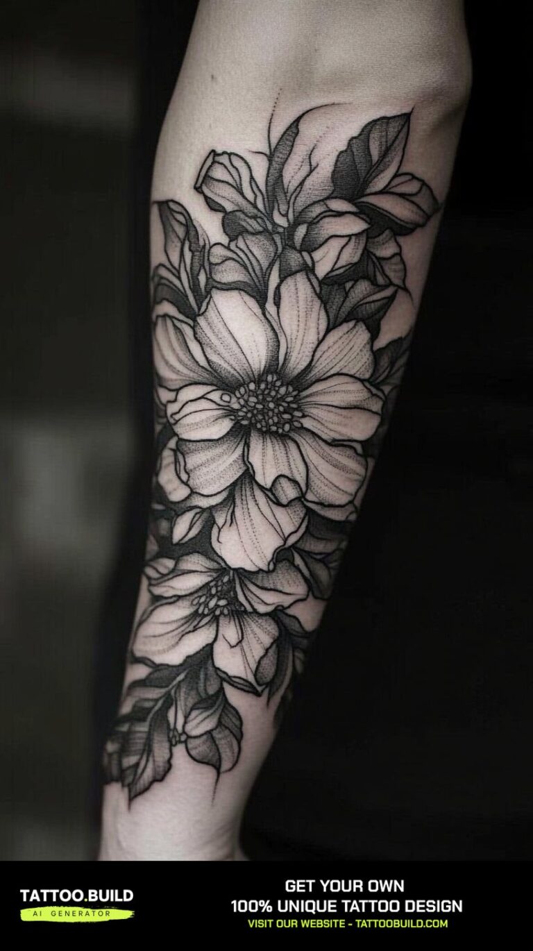 30 Cool Guys Flower Tattoo Designs - Tattoo Build