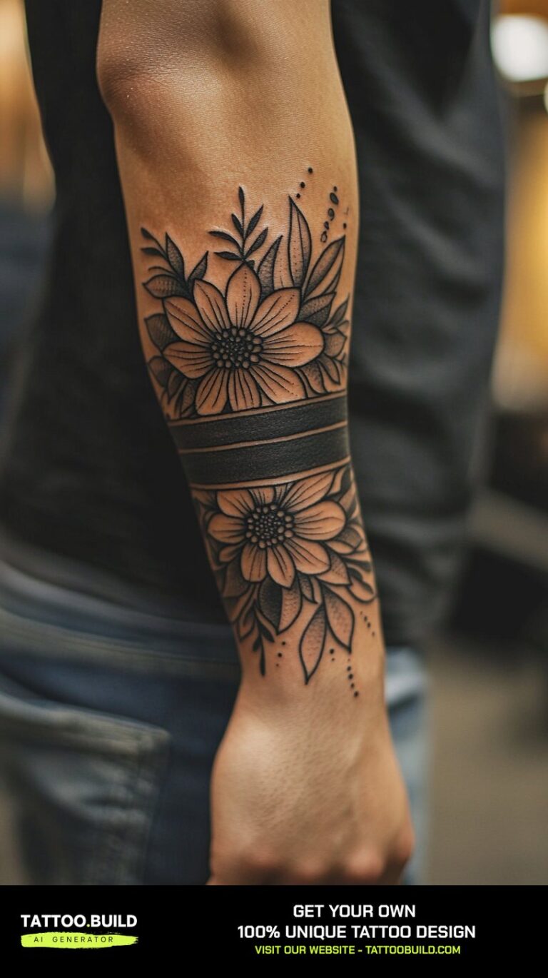 30 Cool Guys Flower Tattoo Designs - Tattoo Build