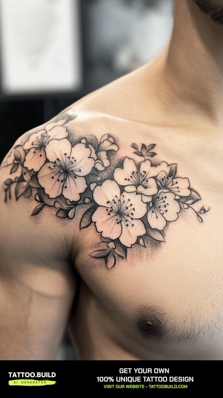 28 Cool Men’s Floral Tattoo Designs - Tattoo Build