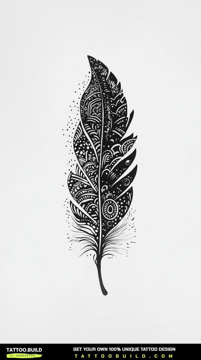 Feather Tattoo Drawings for Females - Tattoo Build