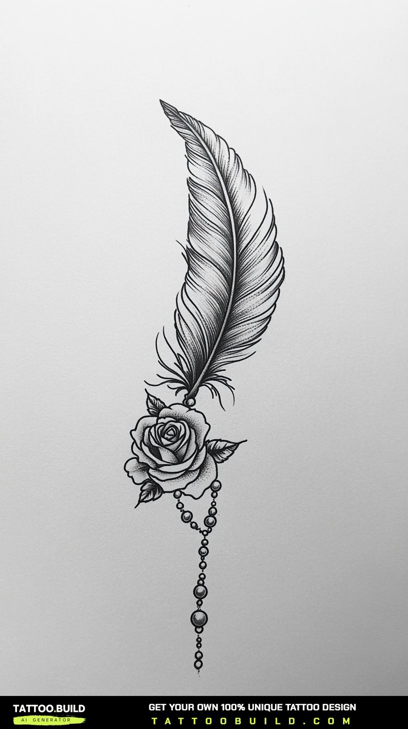 Feather Tattoo Drawings for Females - Tattoo Build