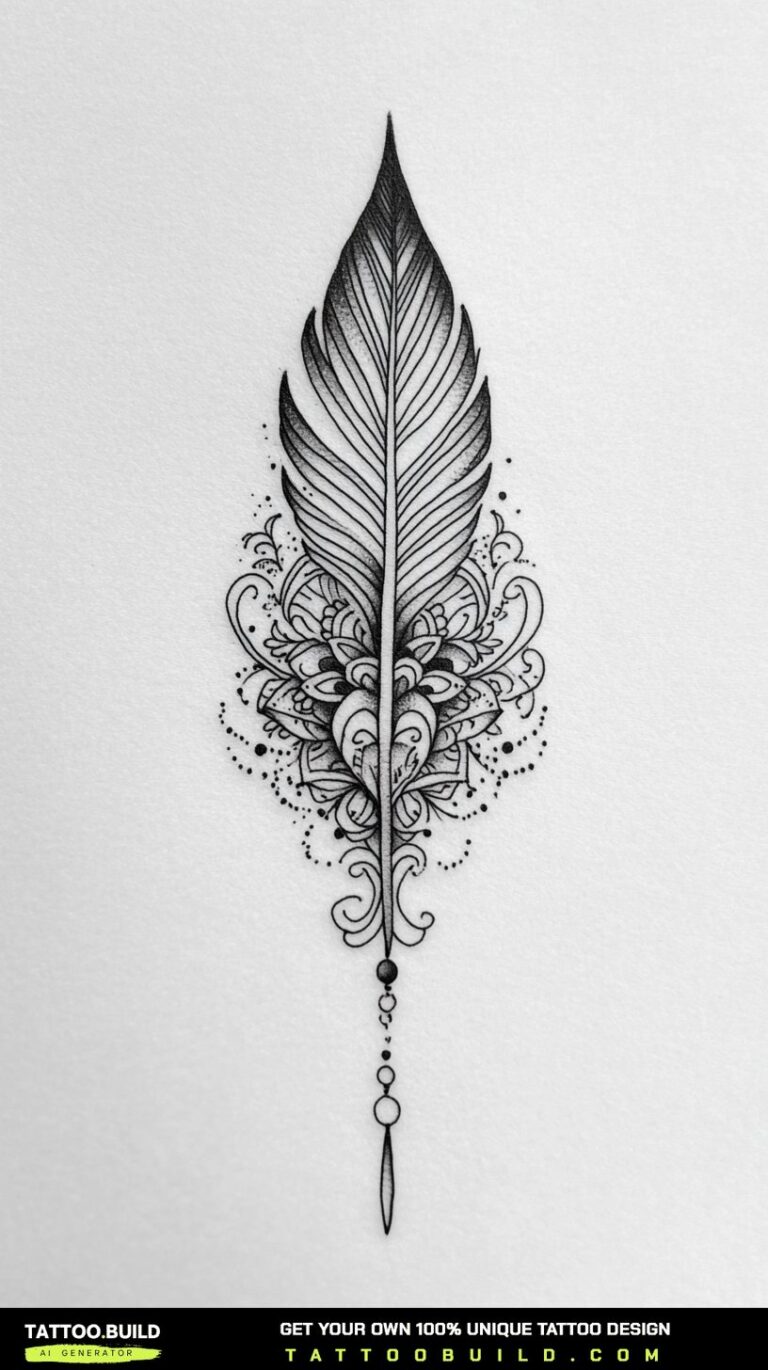 Feather Tattoo Drawings for Females - Tattoo Build