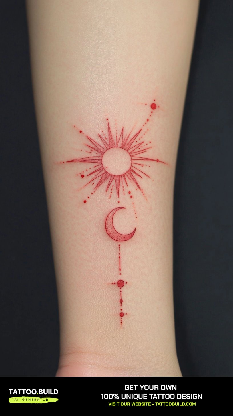 Women’s Red Ink Tattoo Ideas: Bold and Beautiful Tattoo Designs ...