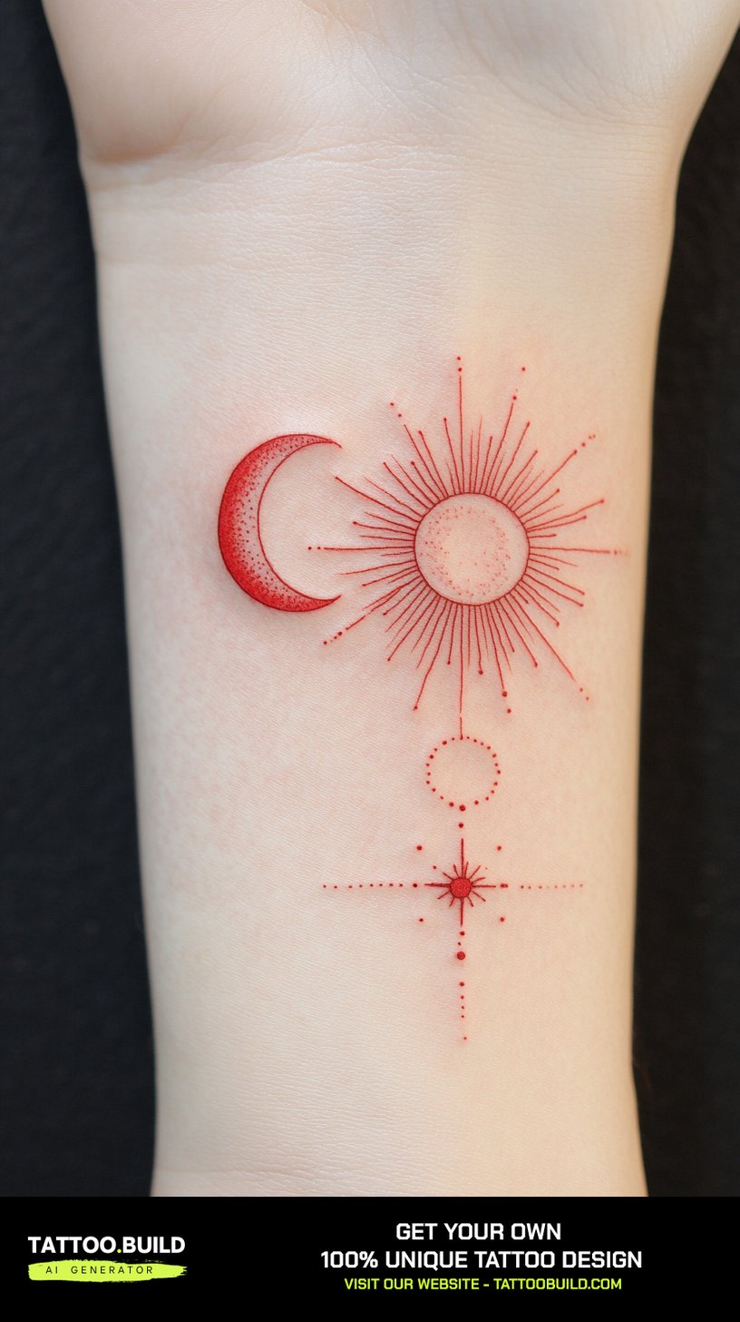 Women’s Red Ink Tattoo Ideas: Bold and Beautiful Tattoo Designs ...