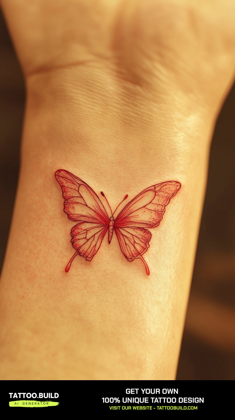 Women’s Red Ink Tattoo Ideas: Bold and Beautiful Tattoo Designs ...