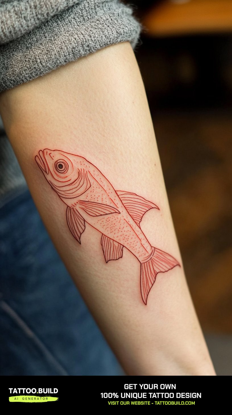 Women’s Red Ink Tattoo Ideas: Bold and Beautiful Tattoo Designs ...