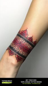 Women’s Red Ink Tattoo Ideas: Bold and Beautiful Tattoo Designs ...