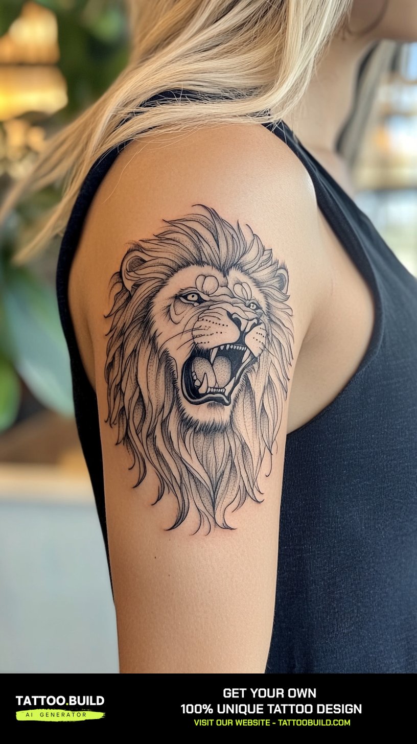 Lion Tattoo Ideas: Exploring Majestic and Symbolic Designs - Tattoo Build