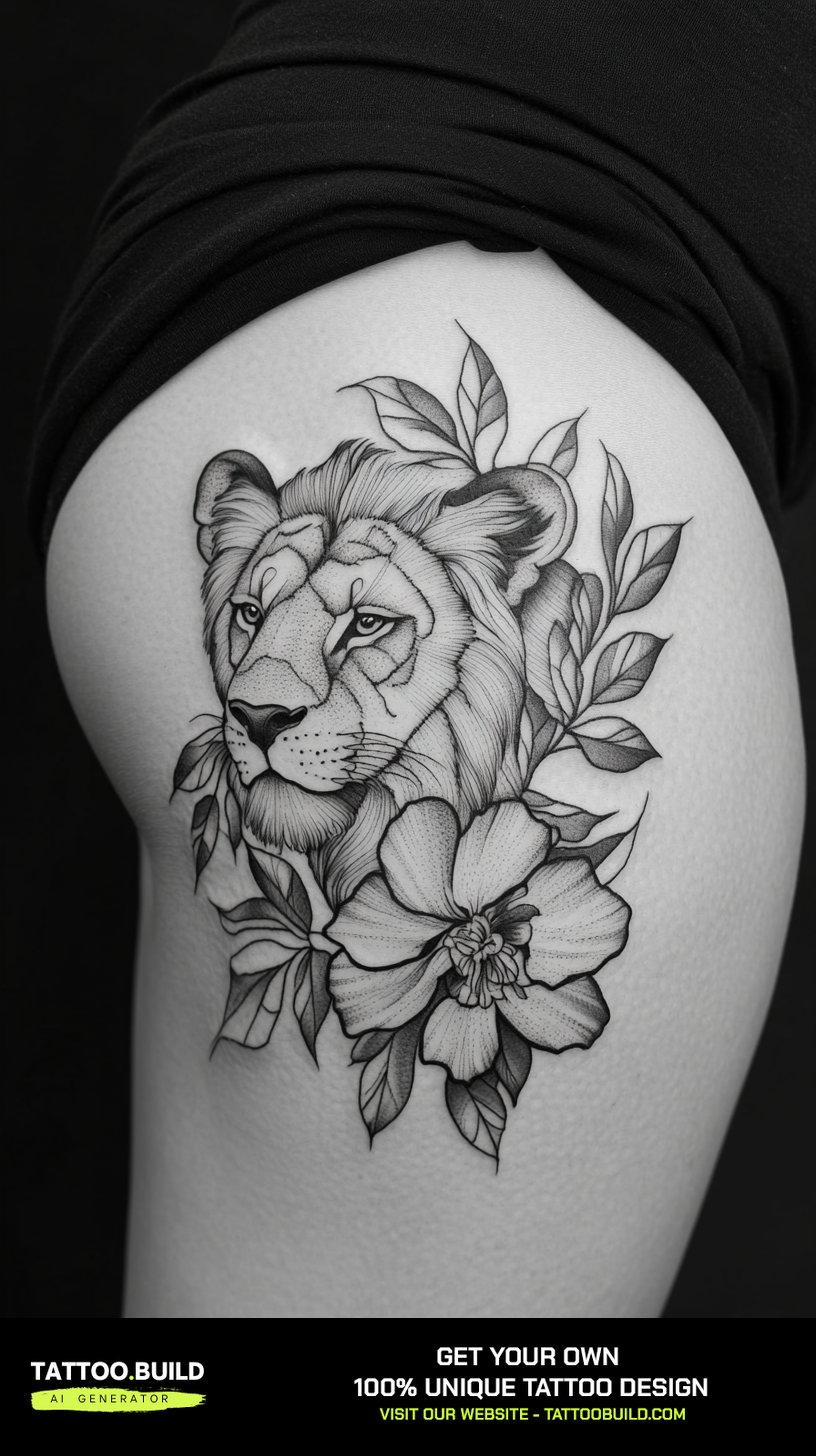 Lion Tattoo Ideas: Exploring Majestic and Symbolic Designs - Tattoo Build
