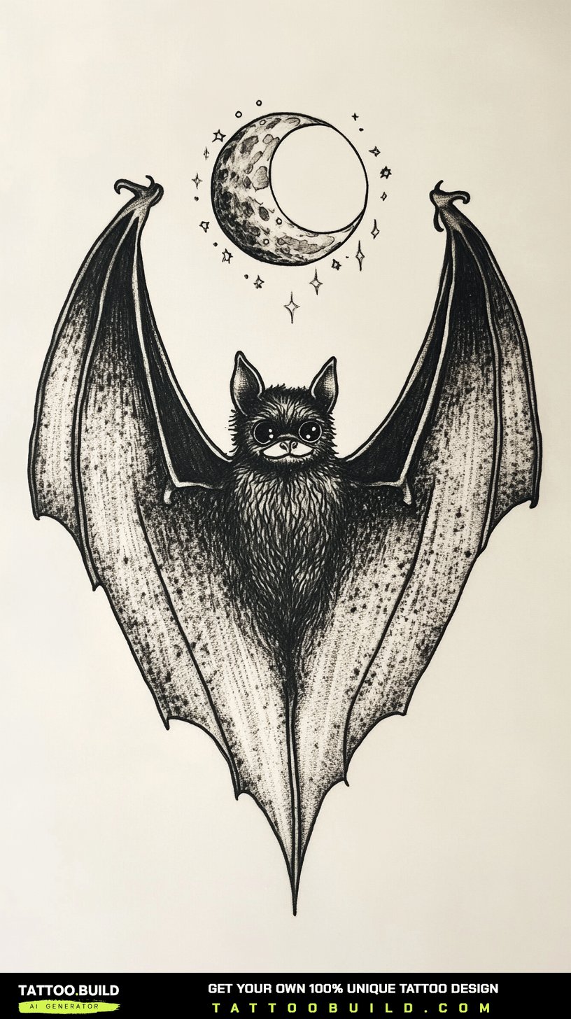 25+ Bat Tattoo Drawings - Tattoo Build