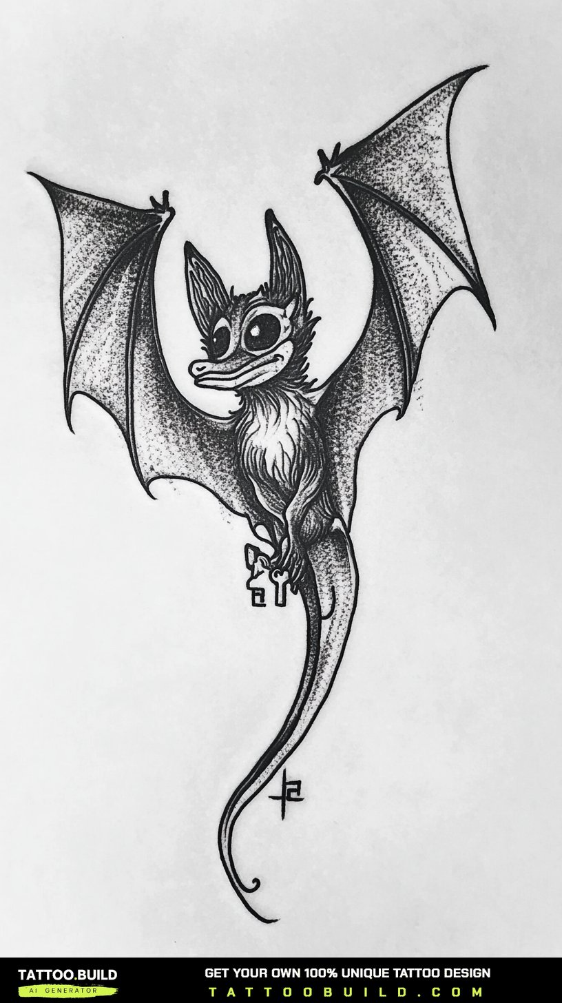 25+ Bat Tattoo Drawings - Tattoo Build