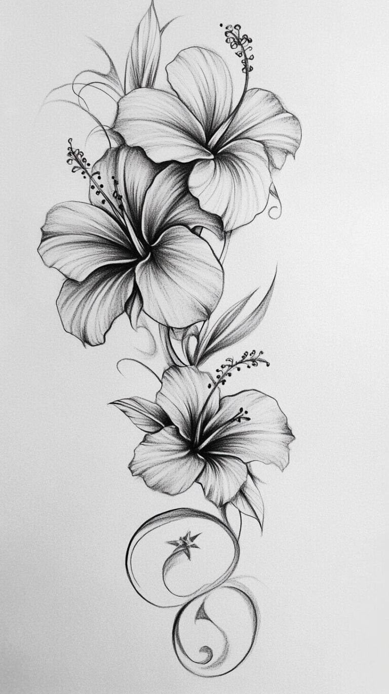 Flower Tattoo Drawings Ideas - Tattoo Build