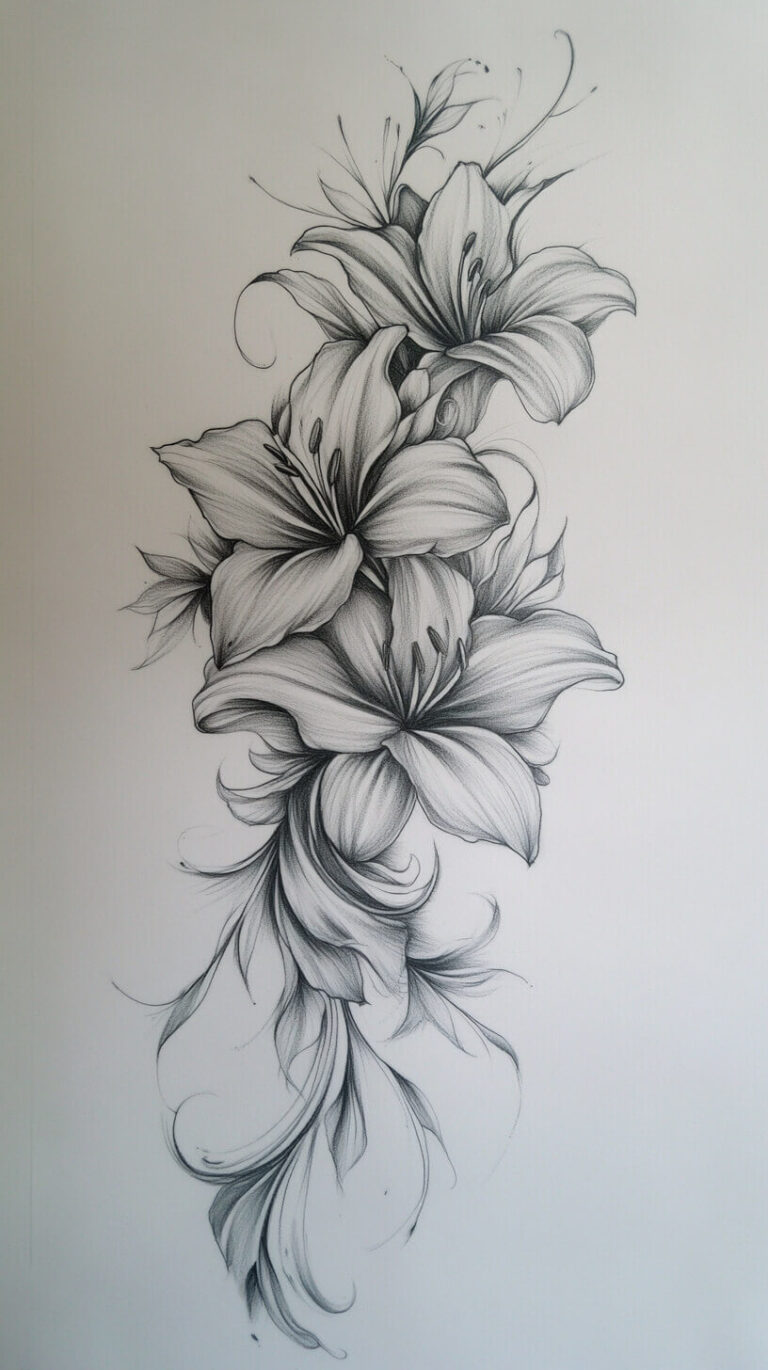 Flower Tattoo Drawings Ideas - Tattoo Build
